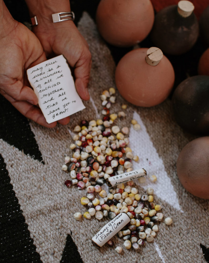 Lineage Earthen Seed Vessel with Scroll - Heritage Inspirations