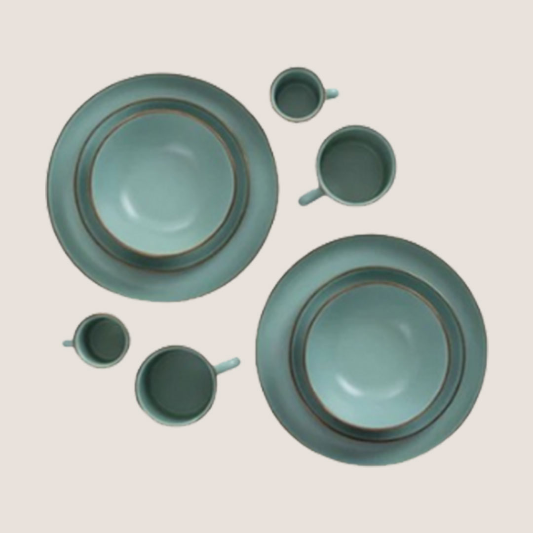 Barebones Enamelware Dining Collection – Mint - Heritage Inspirations